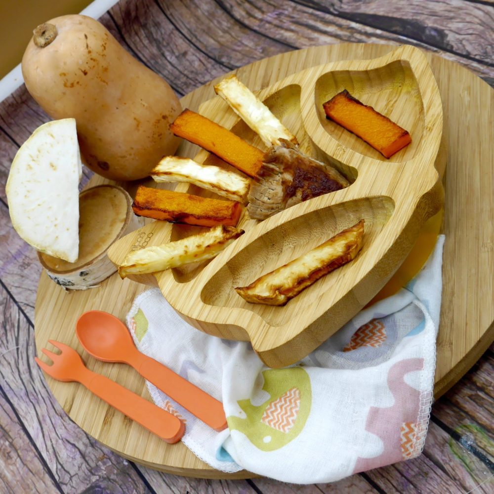 Frites de courge et céleri-rave accompagné de son filet mignon ...